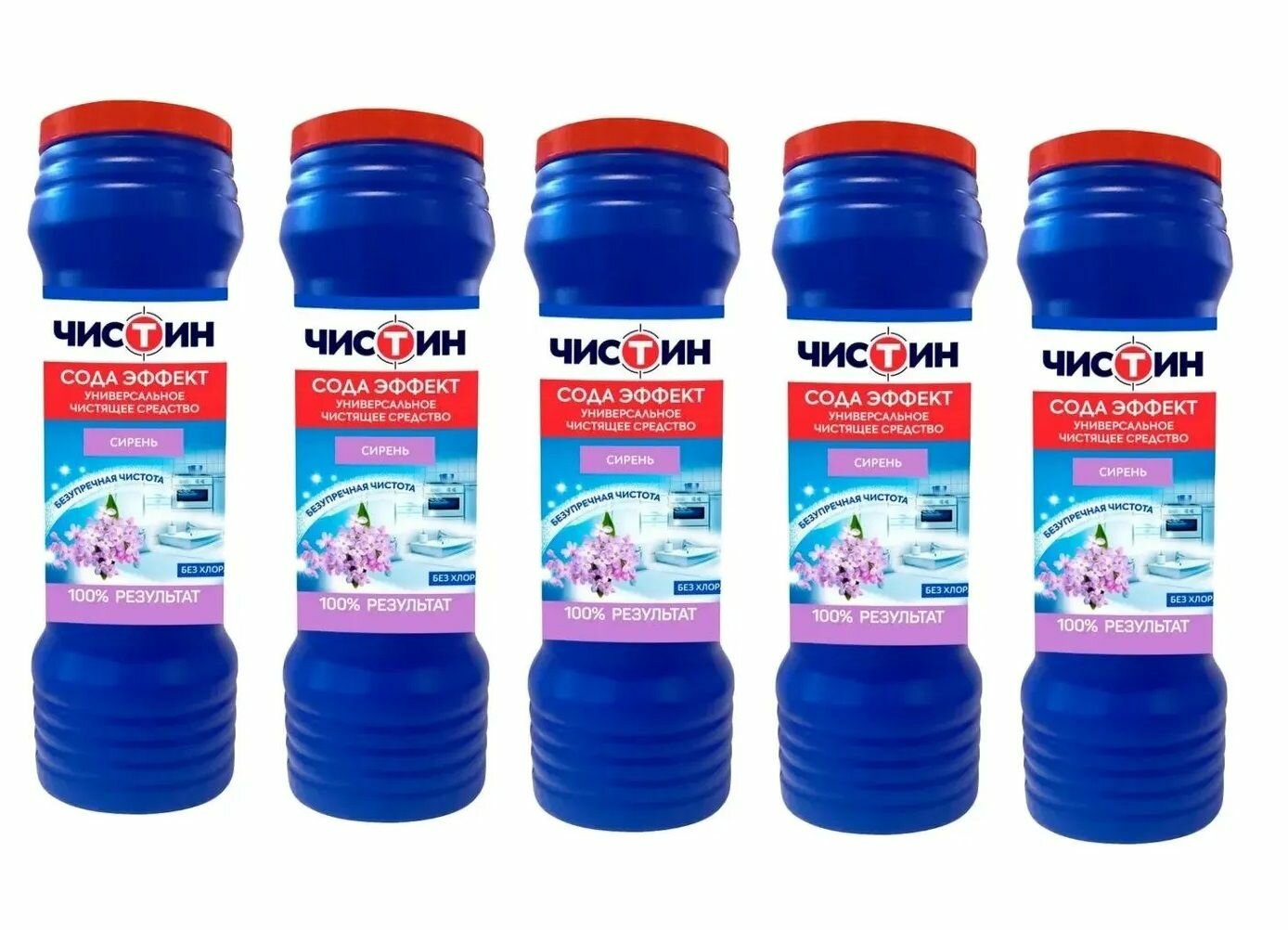 Чистящий порошок Чистин Сирень 400 гр, 5шт.