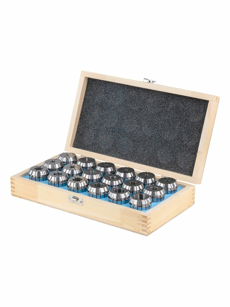 Набор цанг ER40 4-25 мм из 18 шт.