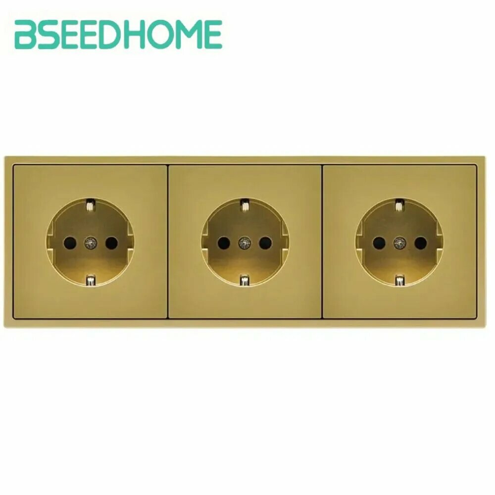 Встроенная Розетка BSEED , Настенный розетка с когтями,16А 250В, PC рамка
