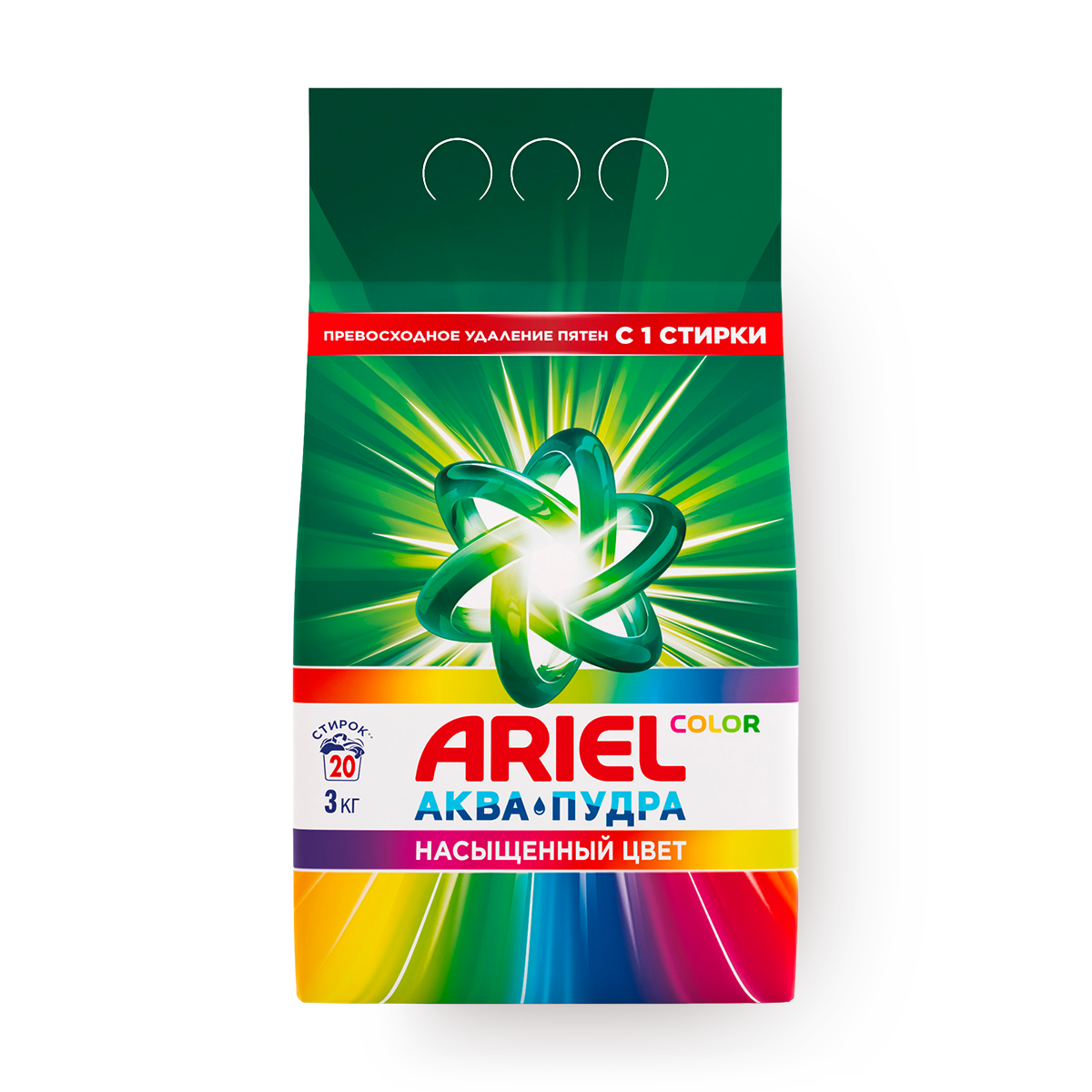 Стиральный порошок Ariel "Color", автомат, для цветных тканей, 3 кг