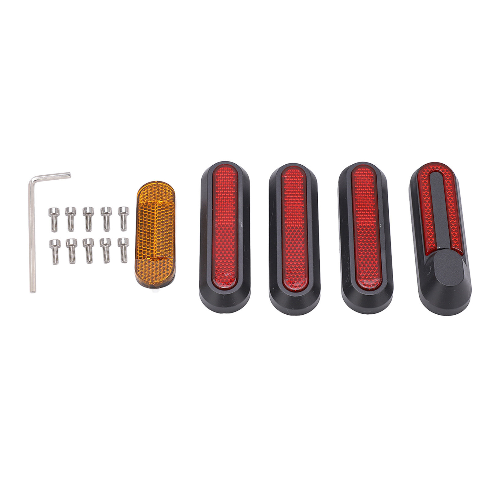 5 шт. чехлов на ступицу колеса электросамоката для Xiaomi M365, красные, простая установка, безопасные аксессуары для езды, запасные части