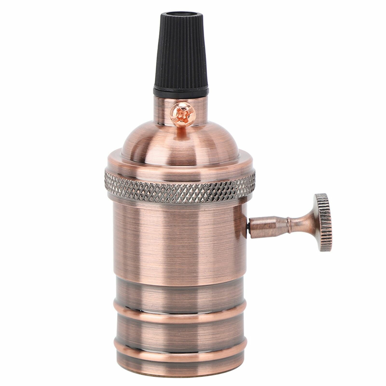 Аксессуары для ретро-светильника с переключателем, держатель лампы Эдисона, аксессуары для металлической люстры, винт E27 из красной бронзы.