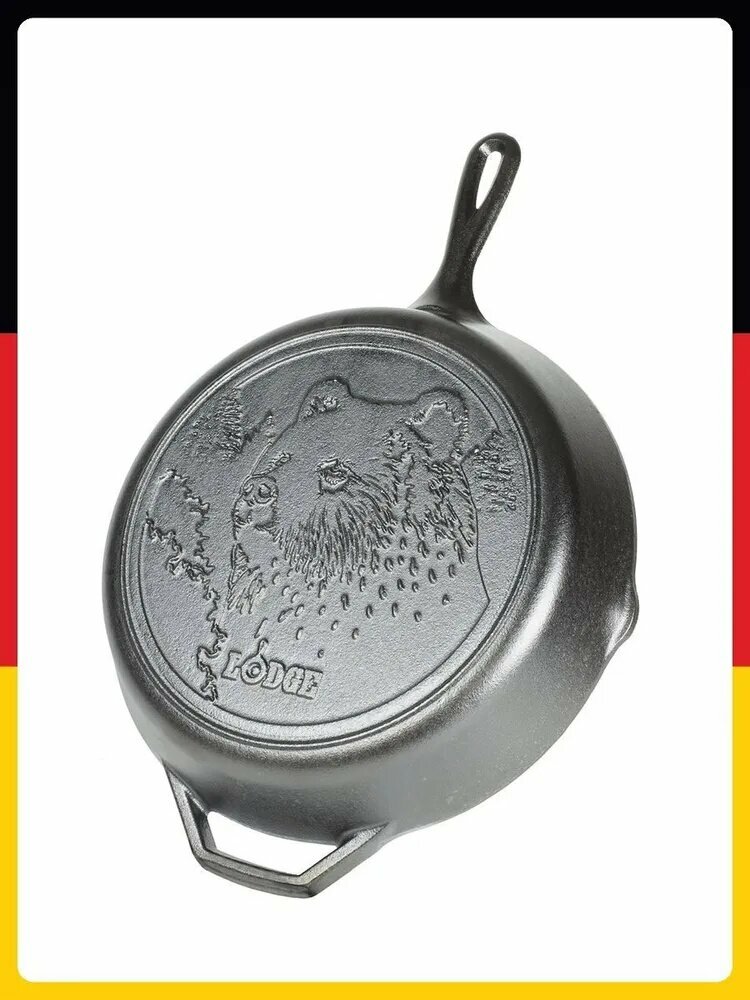 Lodge Сковорода B076X6ZM3Y, 30 см, без крышки