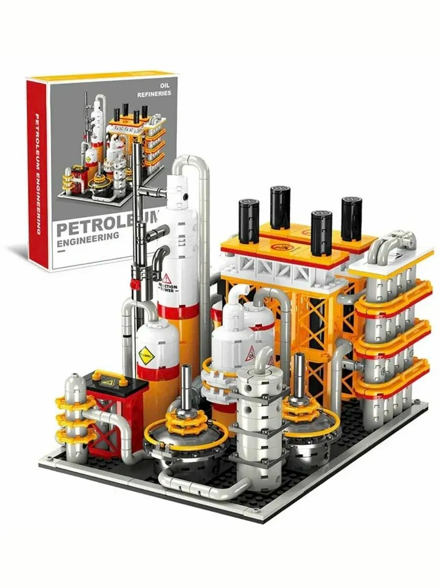 Конструктор Нефтеперерабатывающий завод 734 дет JJ9222