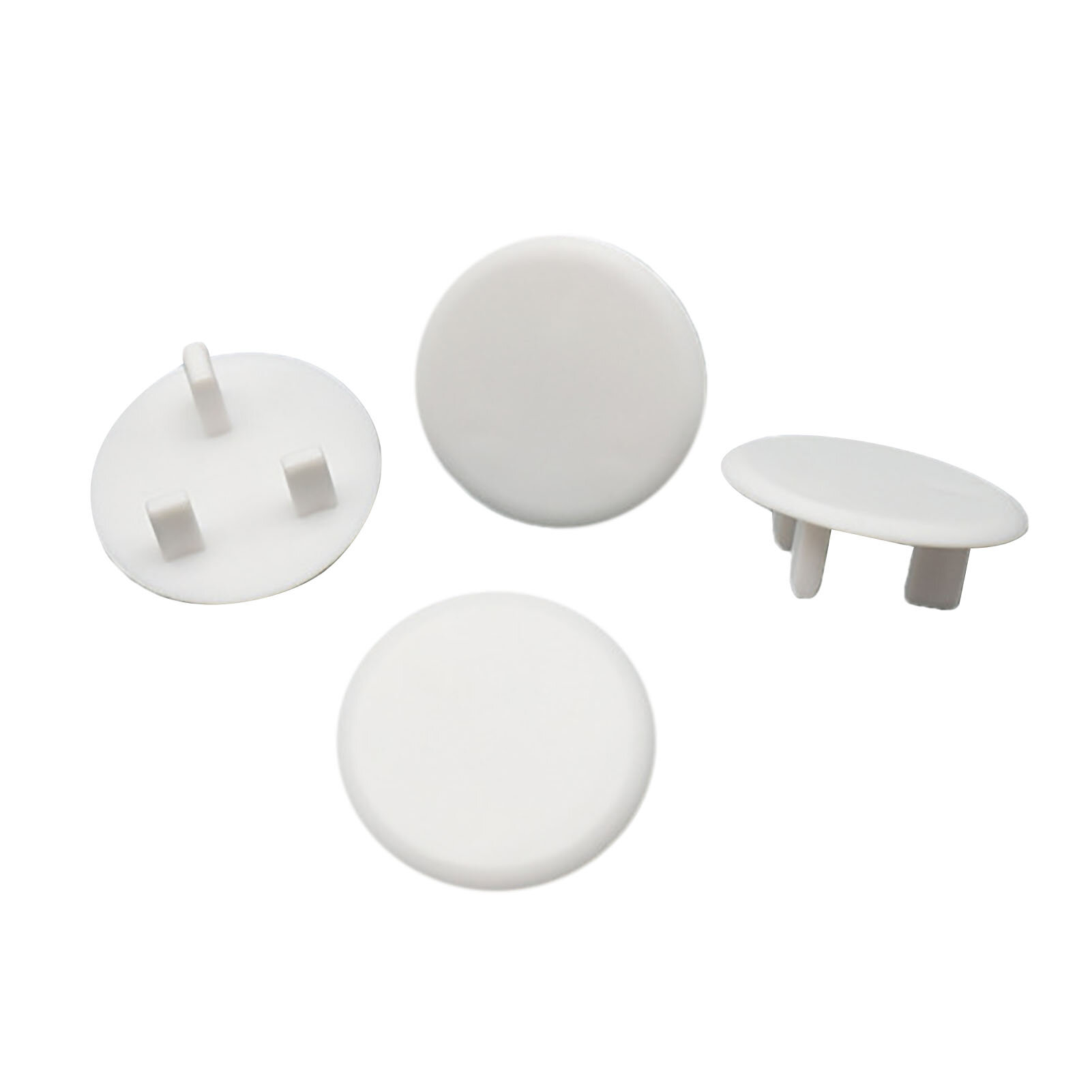 Крышка Розетки с 3 Отверстиями ABS Для Защиты Розетки от Электробезопасности для домашнего Использования в Английском Стиле Тонкий Белый