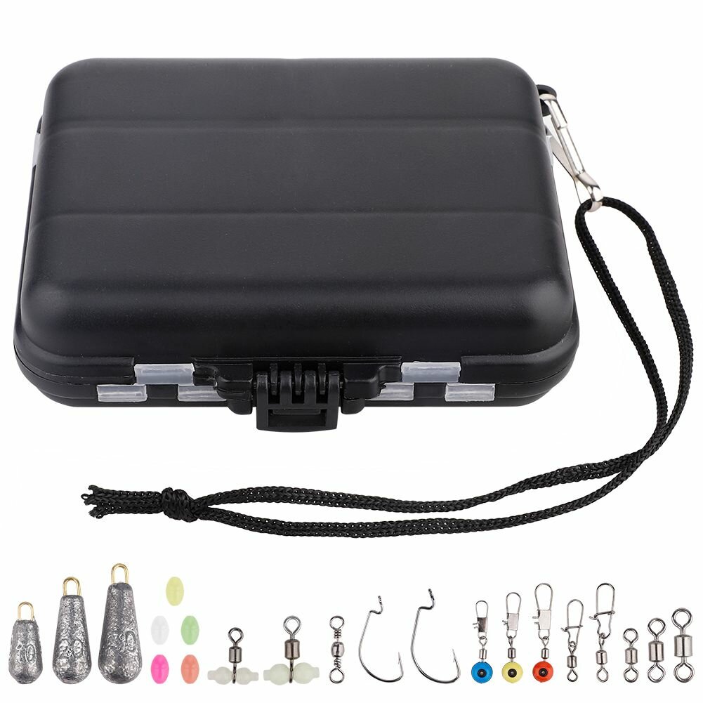 Набор рыболовных принадлежностей 177 предметов в коробке