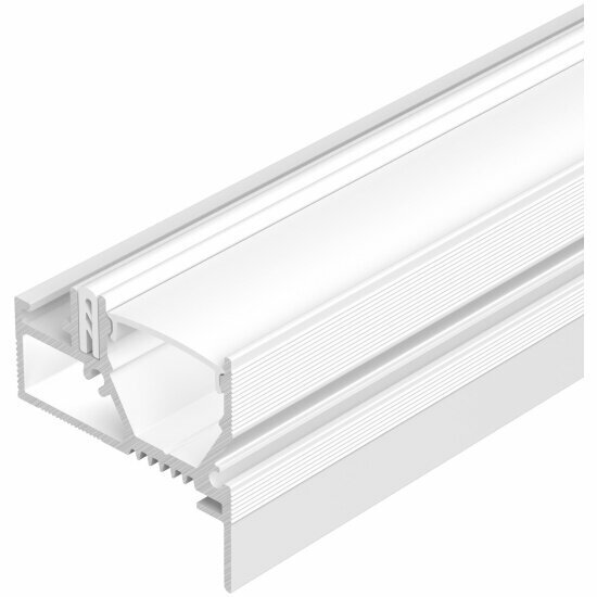 Профиль Arlight STRETCH-20-WALL-D-SIDE-2000 WHITE (, Алюминий)