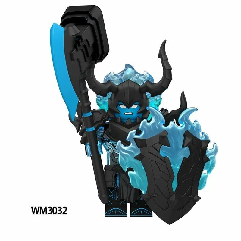 Набор минифигурки Поднятие уровня в одиночку (Solo Leveling) , Сон Джин-Ву (Sung Jin-Woo), Bellion, Igris. совместимы с конструкторами (4.5см, пакет) /DT028 WM6220