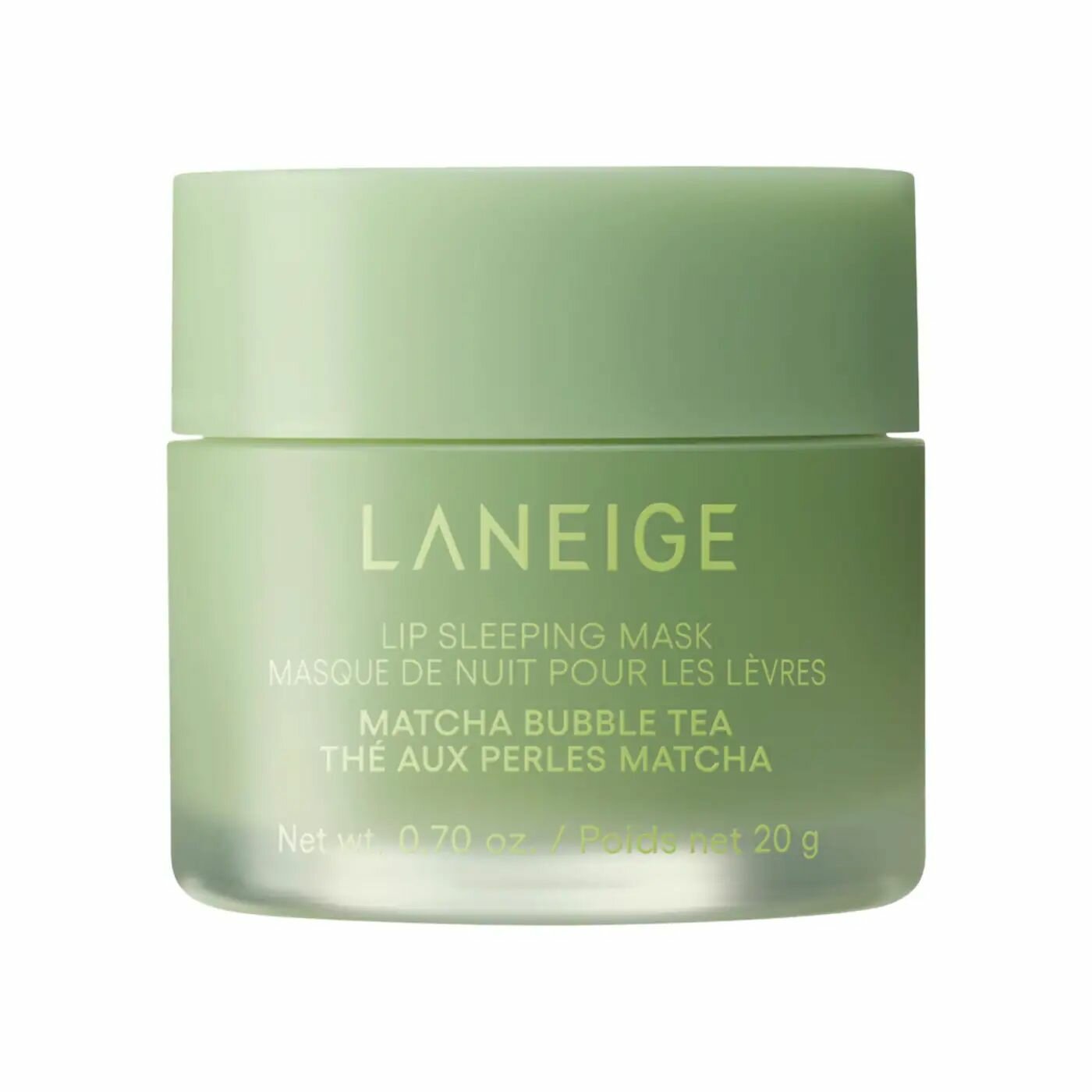 LANEIGE Ночная питательная маска для губ Lip Sleeping Mask (Matcha Bubble Tea) 20 г