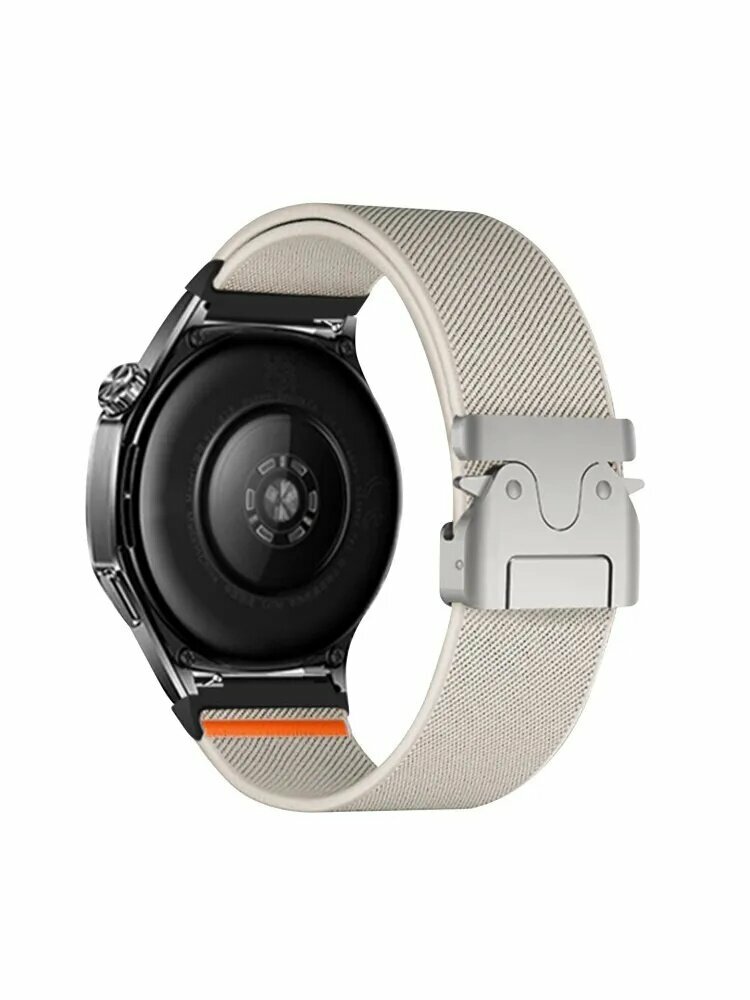 Ремешок для часов 22мм нейлоновый эластичный: Huawei GT 6, GT 5 Pro, GT 4, GT 3, Watch 5, Honor Magic Watch 2 и другие