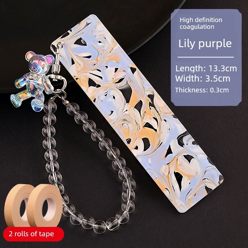 Наклейки Taobao "Лилии", длинные кисточки, 2 тома по 20 штук