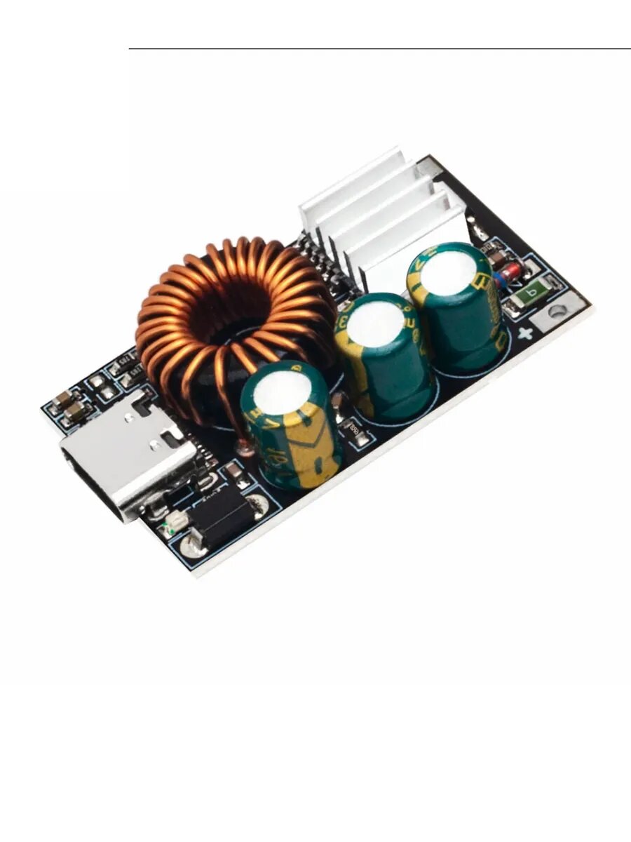 Type-C Понижайющий модуль 10-30В для быстрой зарядки до 24W