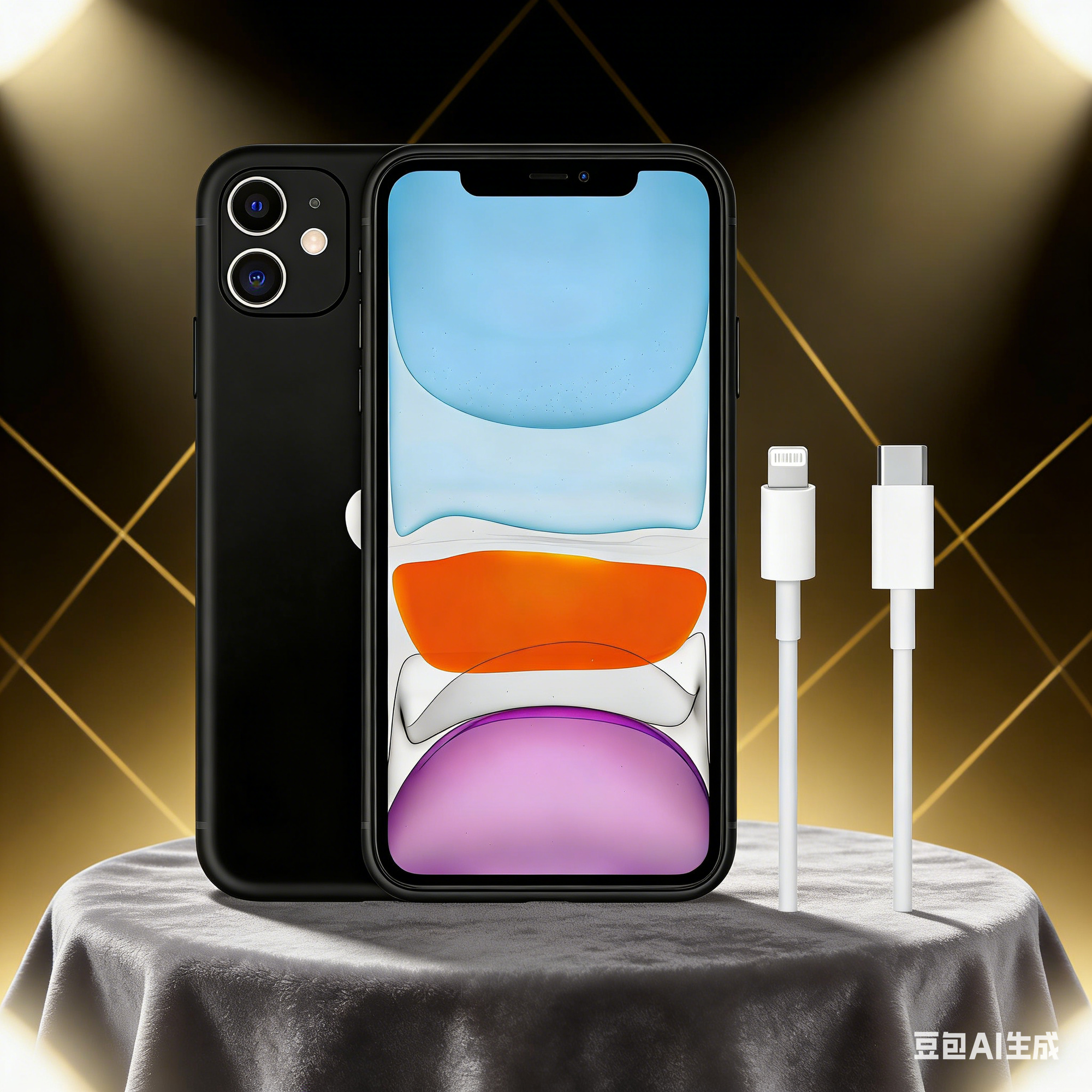 Смартфон Apple iPhone 11 , 6,1", 4 ГБ, 256ГБ, камера 12,0 МП，черный，nfc