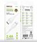 Кабель USB на micro usb BOROFONE bX121 (white)