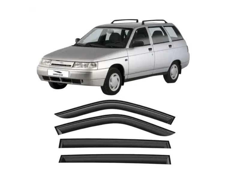 Дефлекторы бокового стекла, LADA 2111КОМПЛЕКТ DEF00288 VORON GLASS
