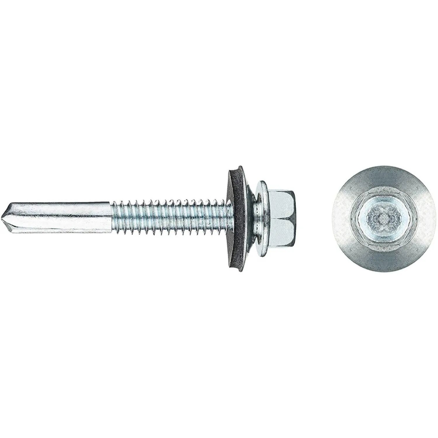 Саморезы кр. оцин КРс ZP 5.5х38 удл. сверло 50шт/уп-контейнер Zitar (142302)