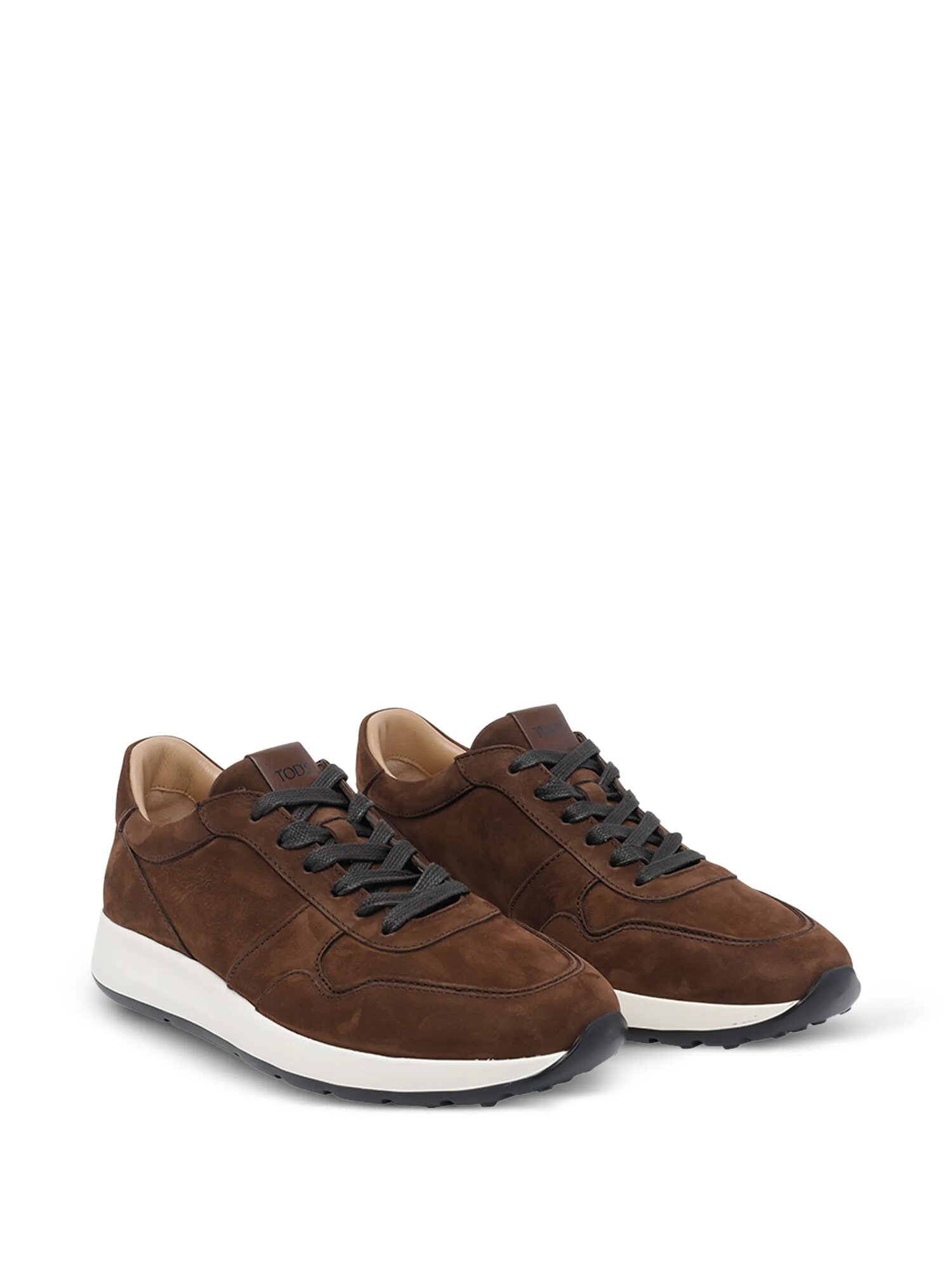 Кроссовки Tod's Suede sneakers, размер 7.5, коричневый — фото 1