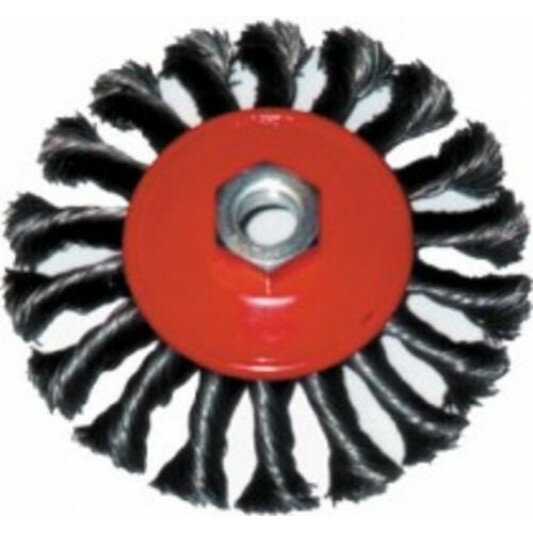 Корщетка колесо 115ММ ВИТ стал пров Д/ШЛ отрез МАШ С наклон гайка М14 FIT