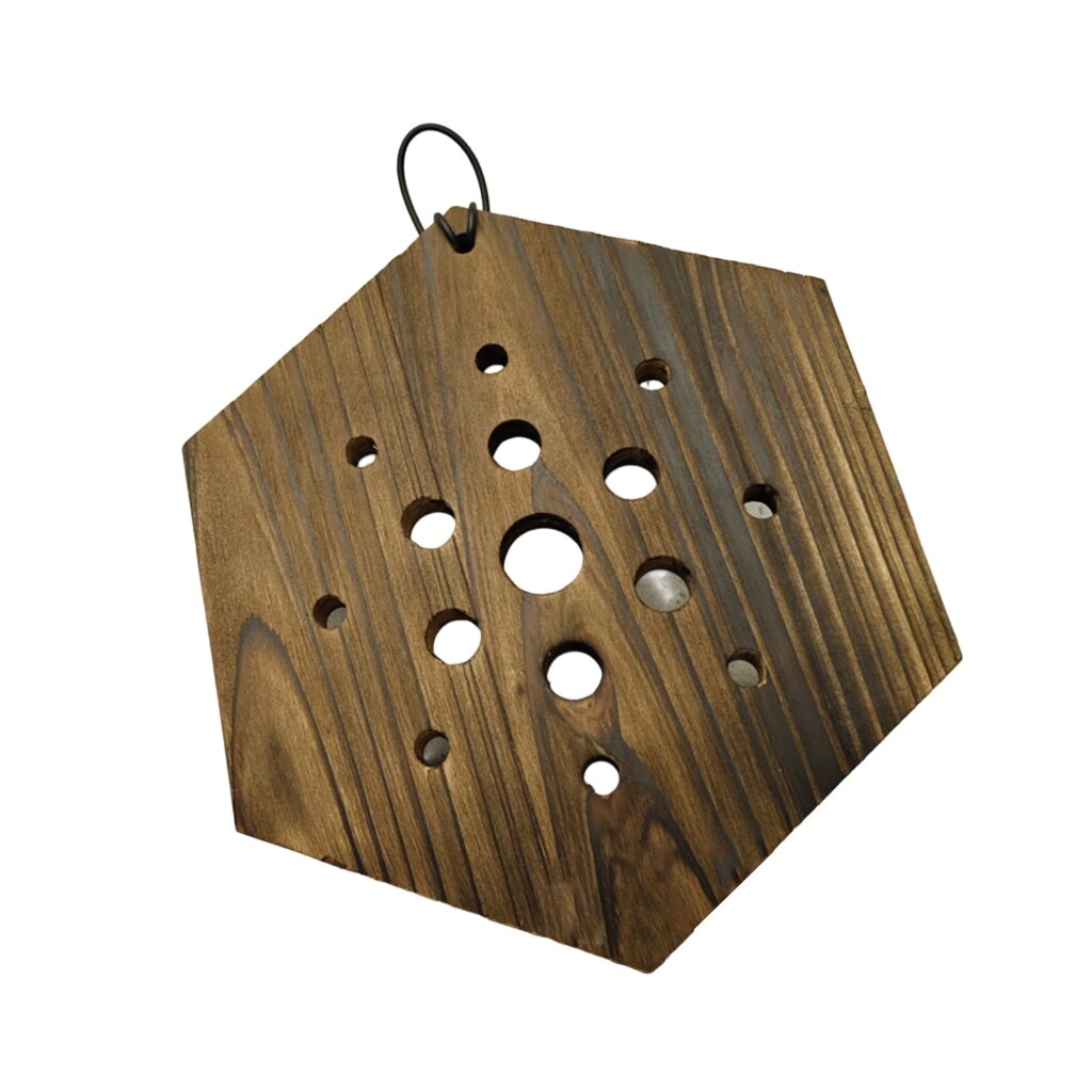 Деревянная настенная кашпо для комнатных растений, простое решение для вертикального озеленения