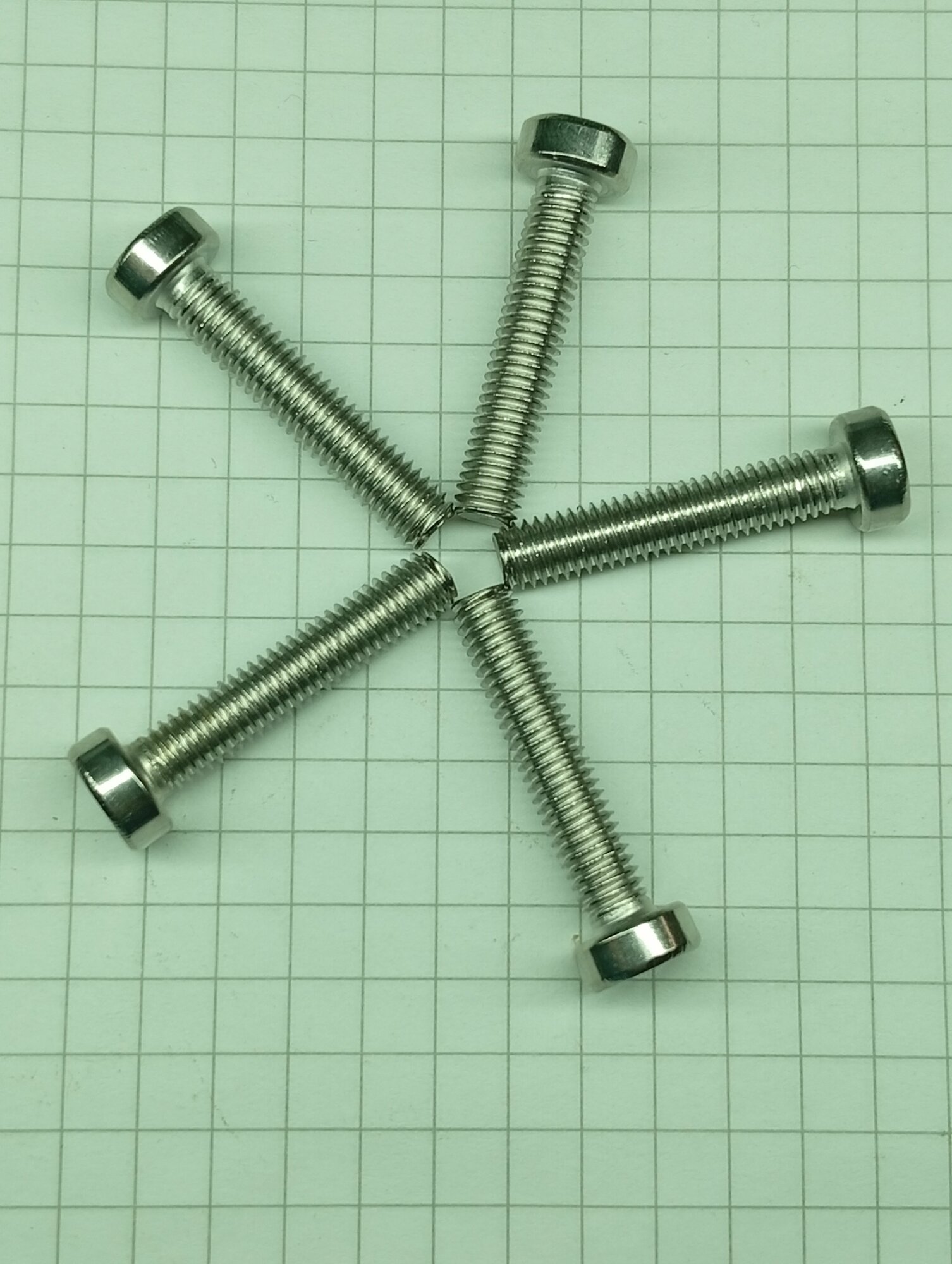 Болт T25 TORX M5x25 мм / (5шт)