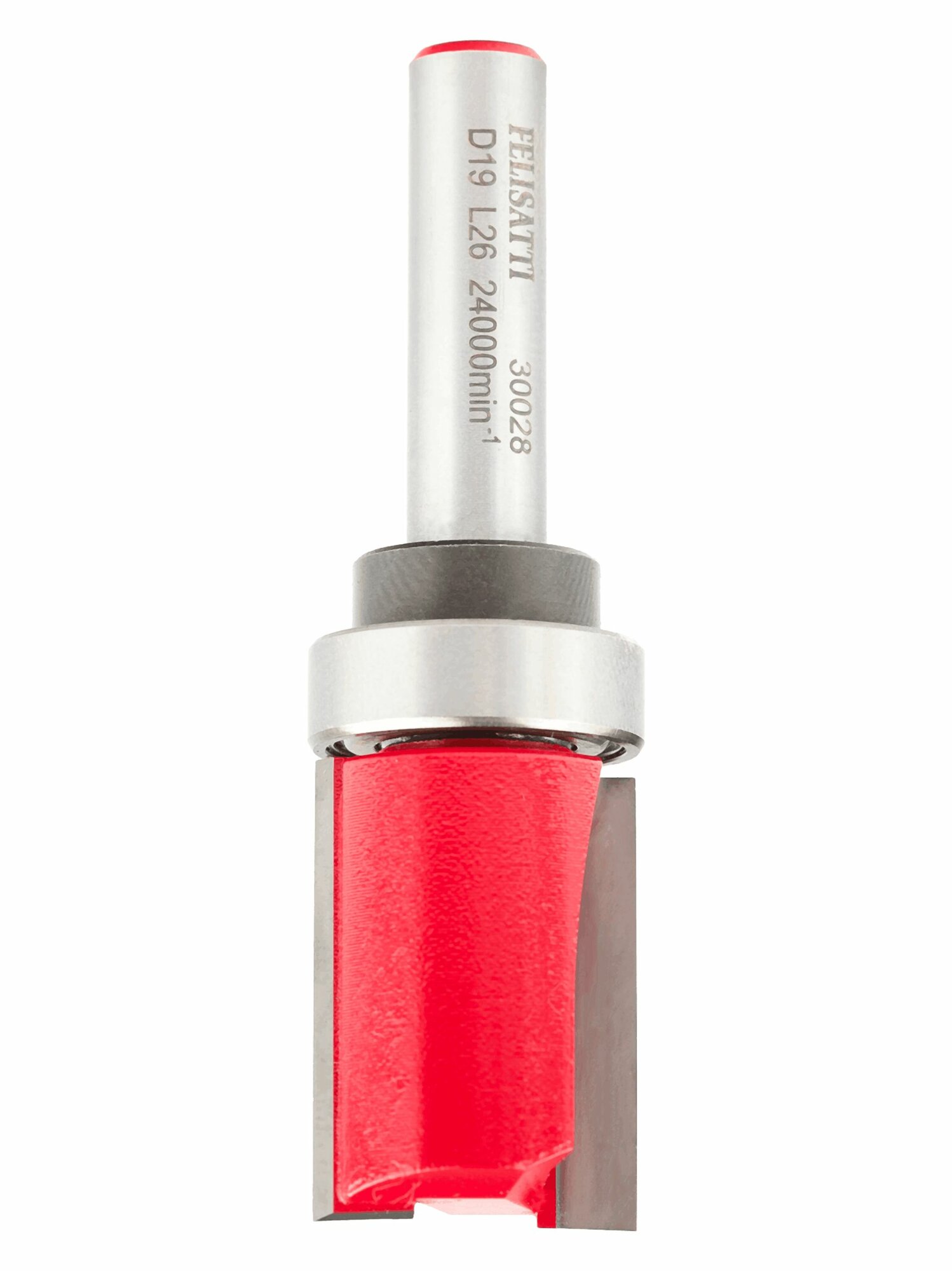 FELISATTI Фреза кромочная прямая 19х26, хв. 8мм 30028