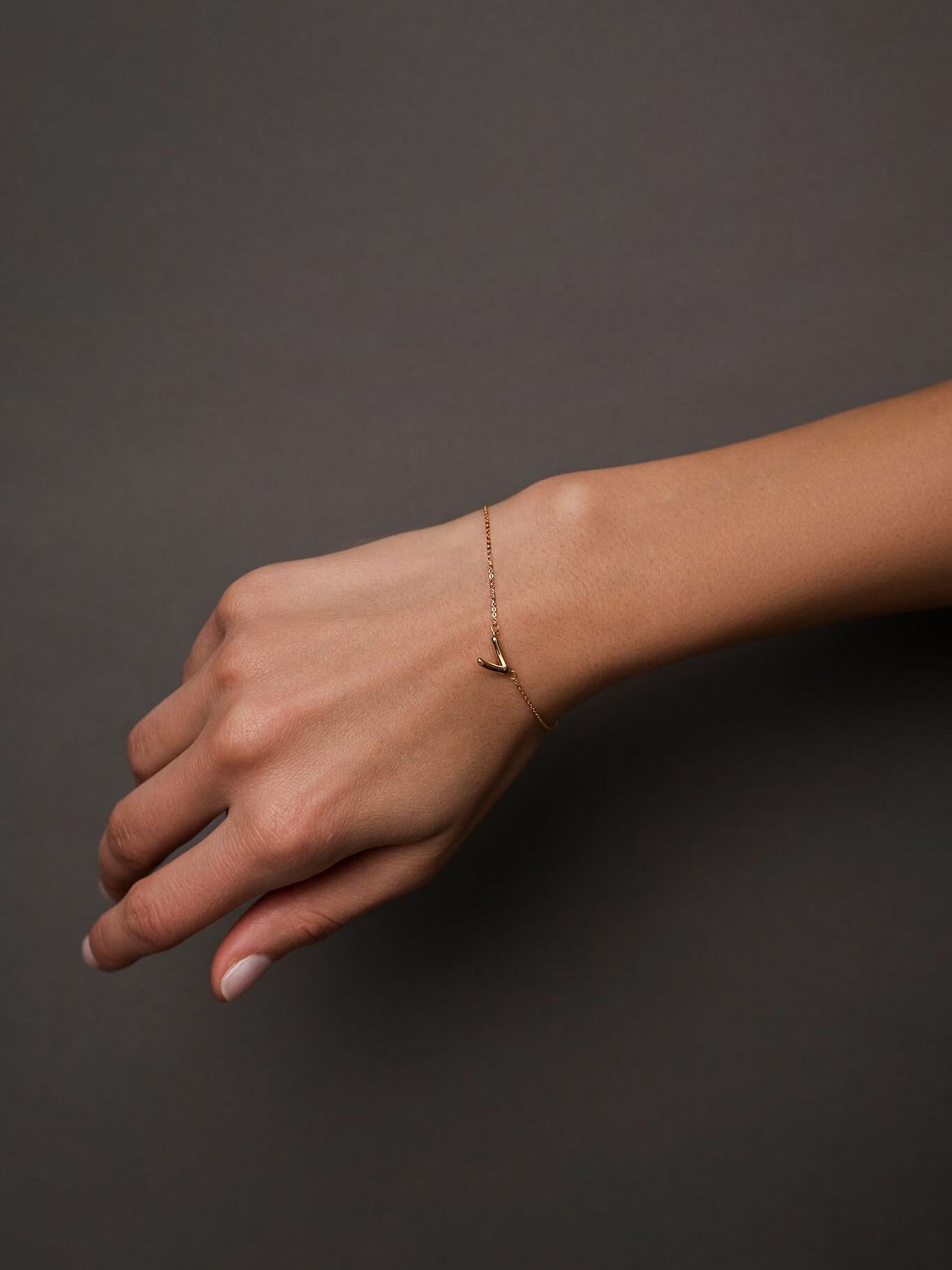 Браслет-цепочка, серебро, 925 проба, золочение