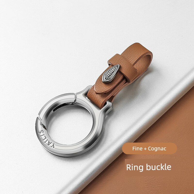 Серебряный автомобильный брелок-лента бургундского цвета, противоугонный для машин, прочный держатель ключей