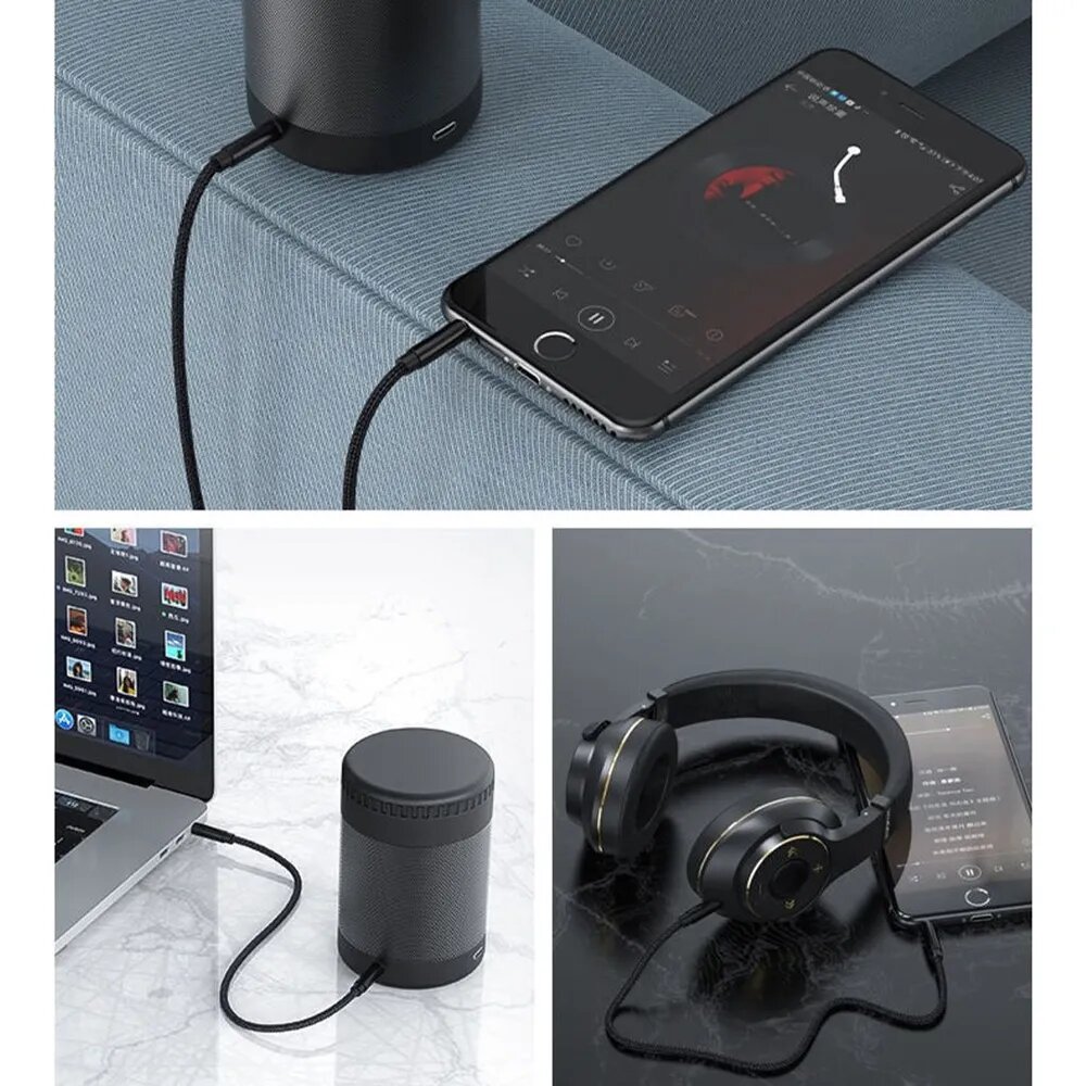 Аудиокабель DC, 10 м, черный