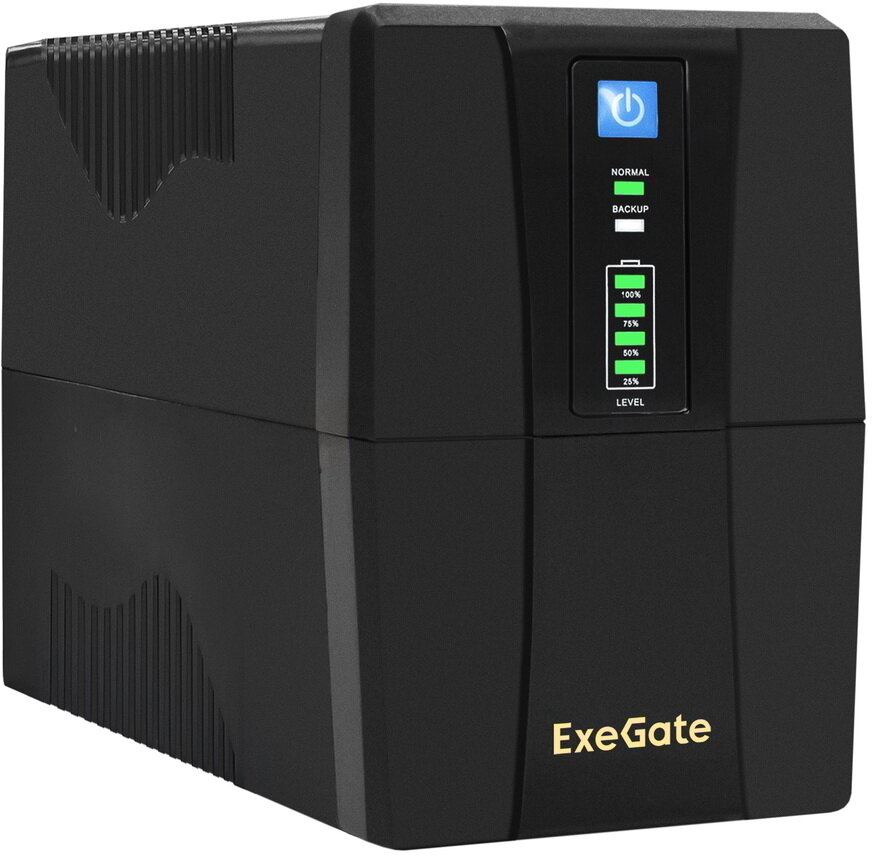 Источник бесперебойного питания ExeGate SpecialPro UNB-600. LED. AVR.2SH