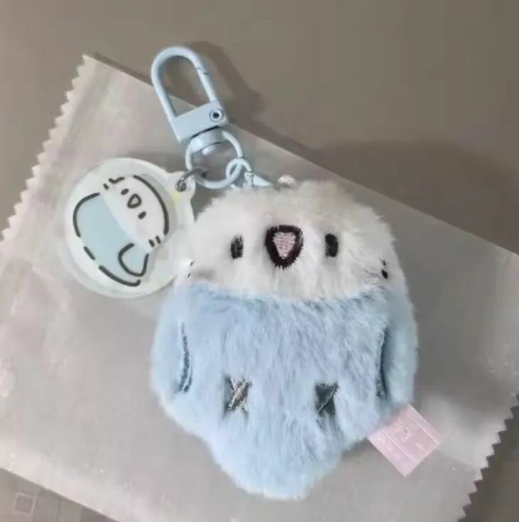 Милый плюшевый попугай, мягкая игрушка-подвеска, кавай брелок для ключей и рюкзака, подарок для детей