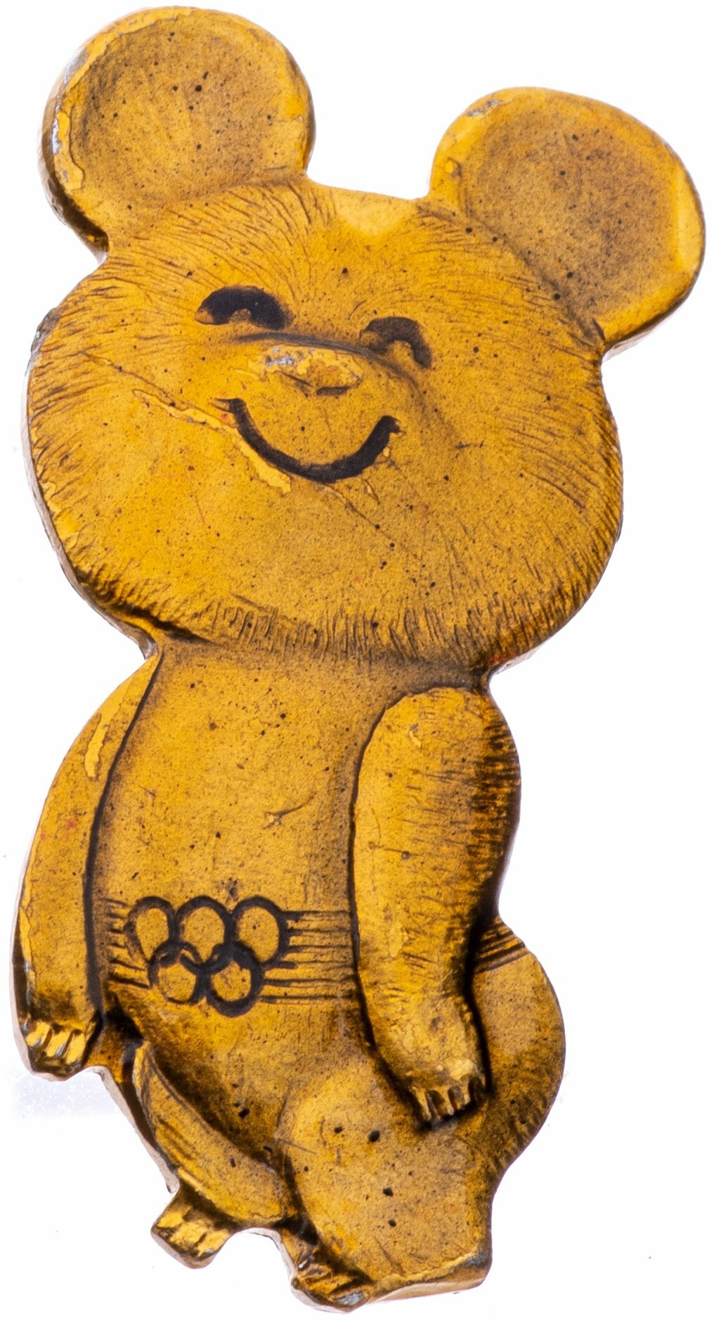 Значок Олимпийский мишка Талисман Олимпиада 80 Разновидность случайная