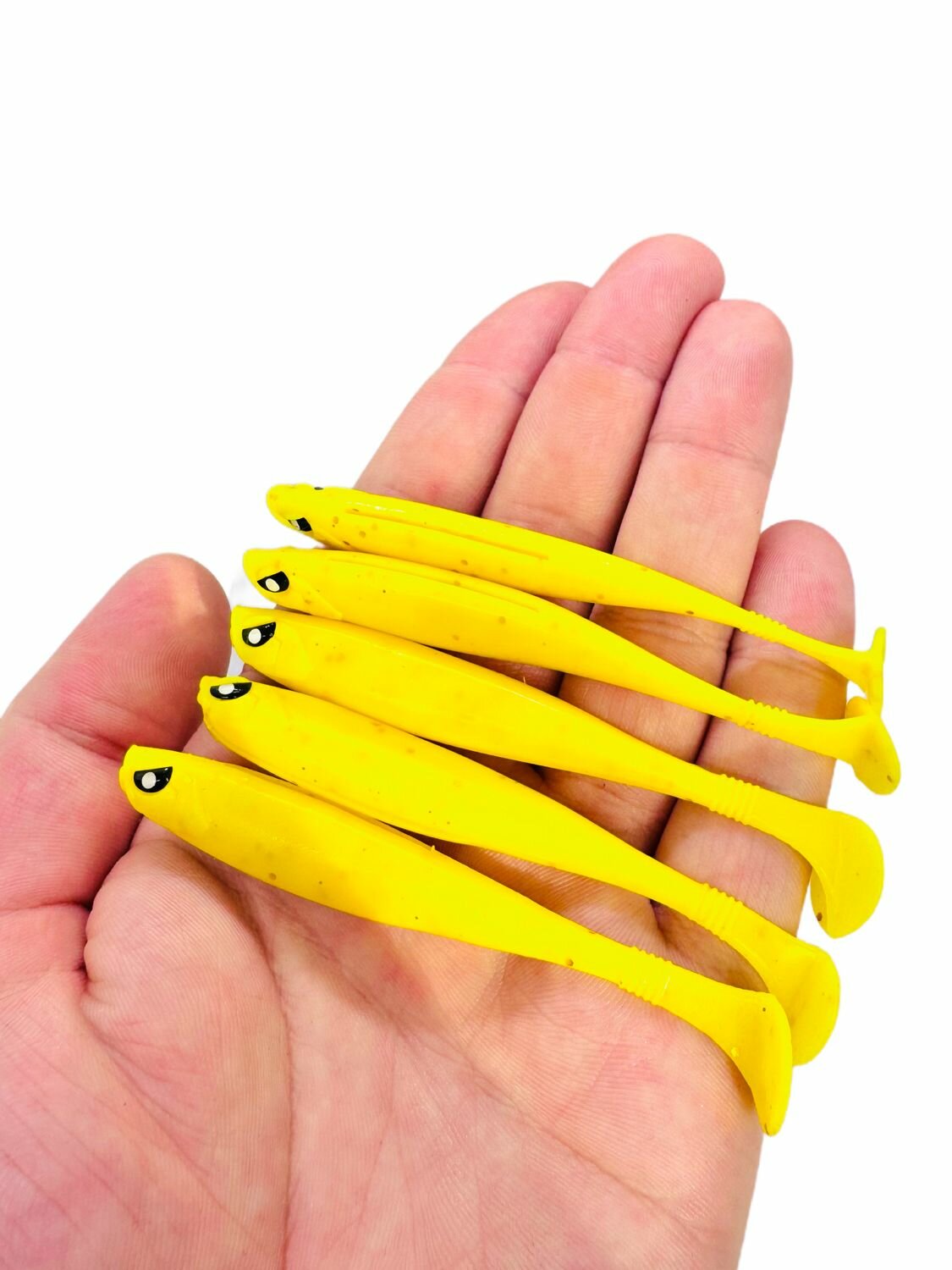 Силиконовые приманки для рыбалки; Силиконовые приманки; виброхвосты; 5шт 4 дюйма