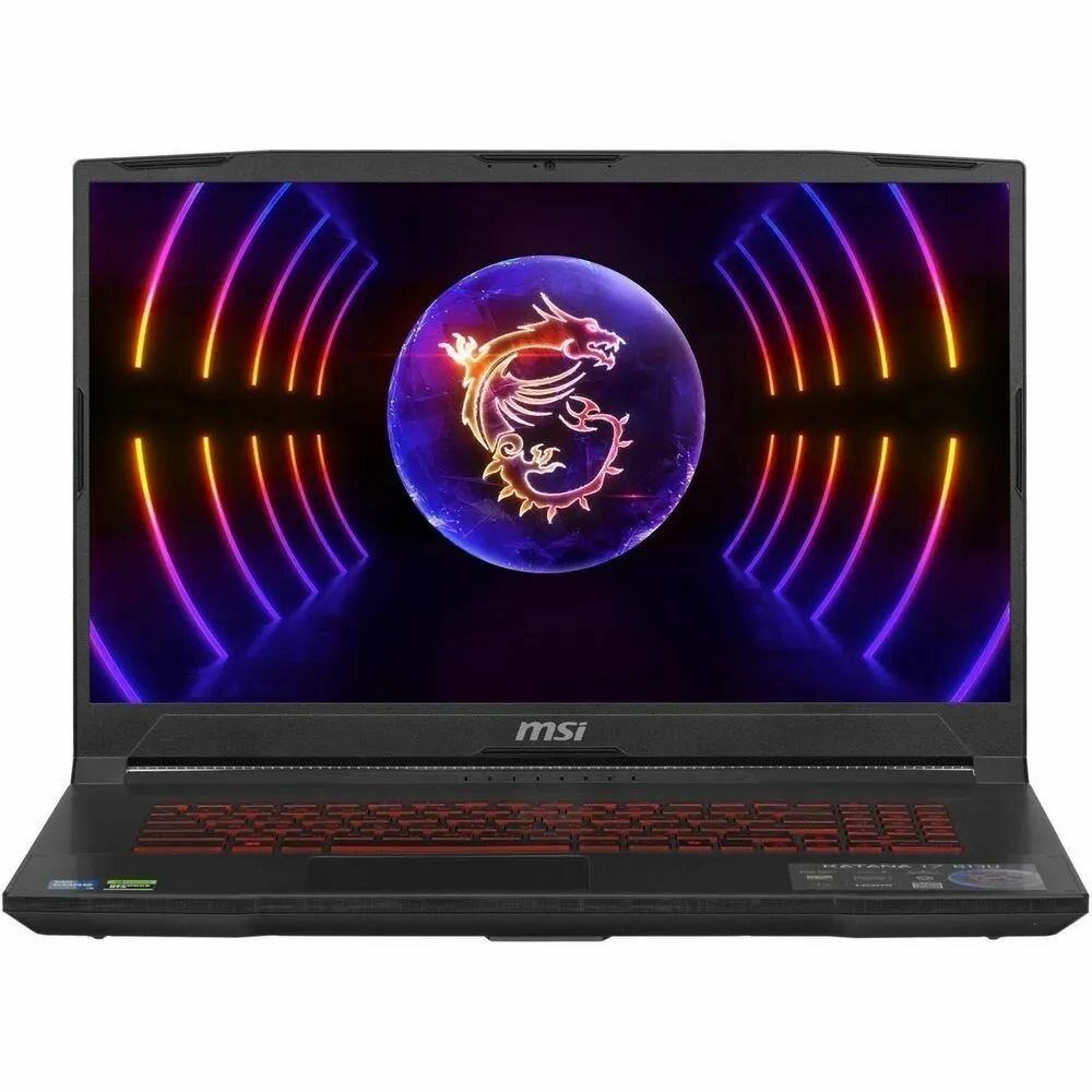 MSI Ноутбук 17.3", Intel Core i5-13420H, RAM 16 ГБ, SSD 1ТБ, NVIDIA GeForce RTX 3050 для ноутбуков (4 Гб), Без системы, (9S7-17L541-1612)