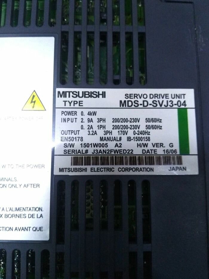 Модуль MITSUBISHI MDS-D-SVJ3-04 Servo Driver