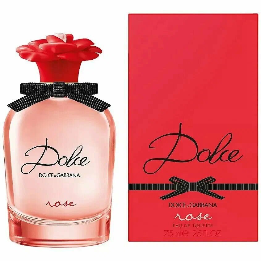 DOLCE GABBANA Dolce Rose 75 мл туалетная вода женская, цветочный, фруктовый аромат