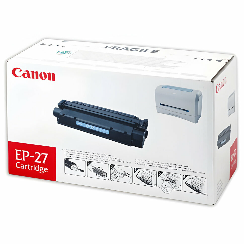 Картридж лазерный CANON (EP-27) LBP-3200/MF3228/3240/5730, ресурс 2500 страниц, оригинальный, 8489A002, 360387