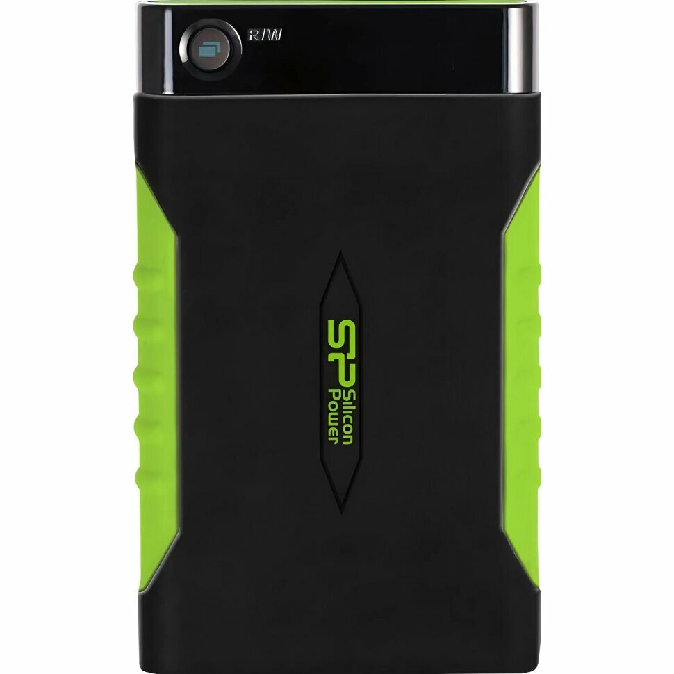 Портативный HDD Silicon Power Armor A15 2Tb/2.5/Черн/Зел(SP020TbPHDA15S3K), 1881164