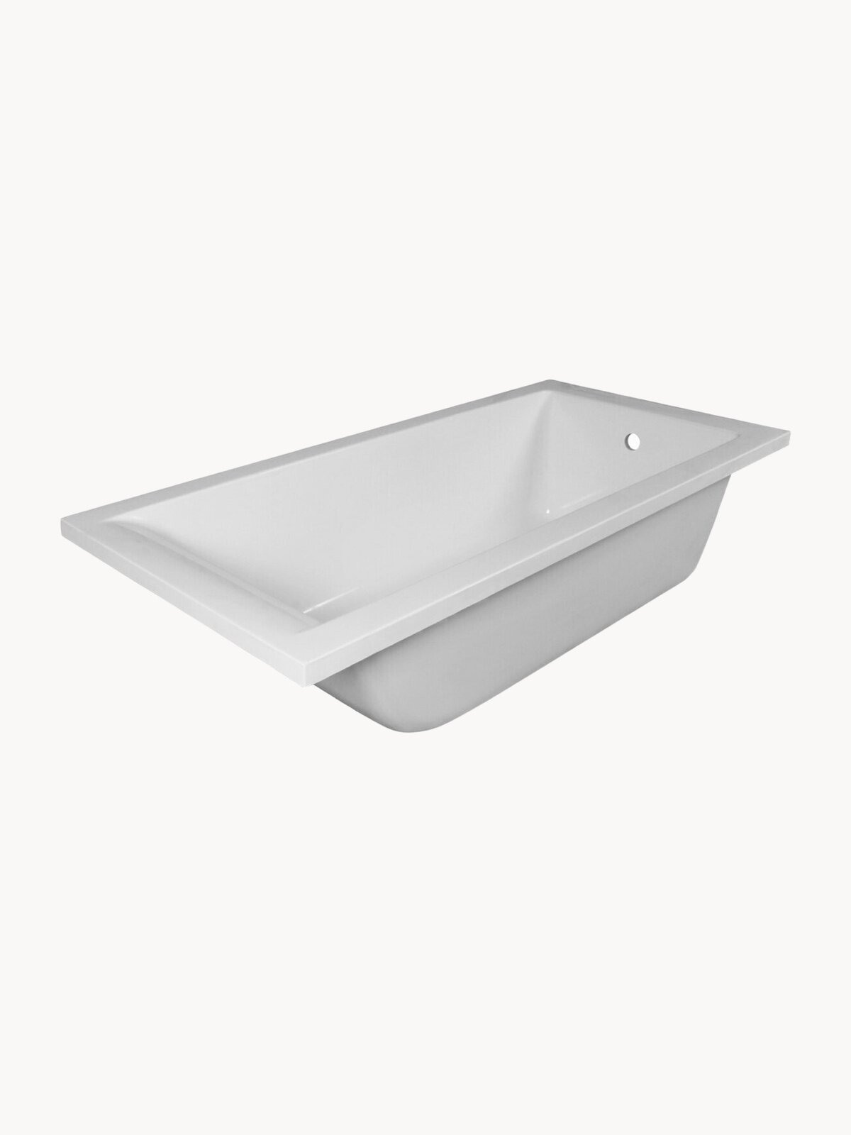 Ванна из искусственного камня (литьевого мрамора) STWORKI Ольборг 160x70 см, с ножками