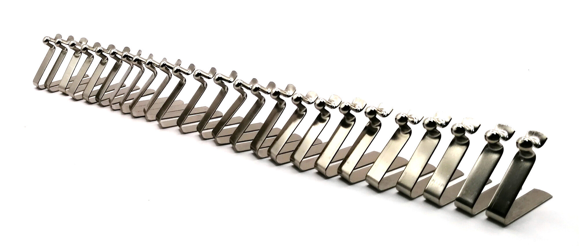 Комплект пружин-фиксатор (защелка-кнопка) № 01 для детских колясок (25шт.)