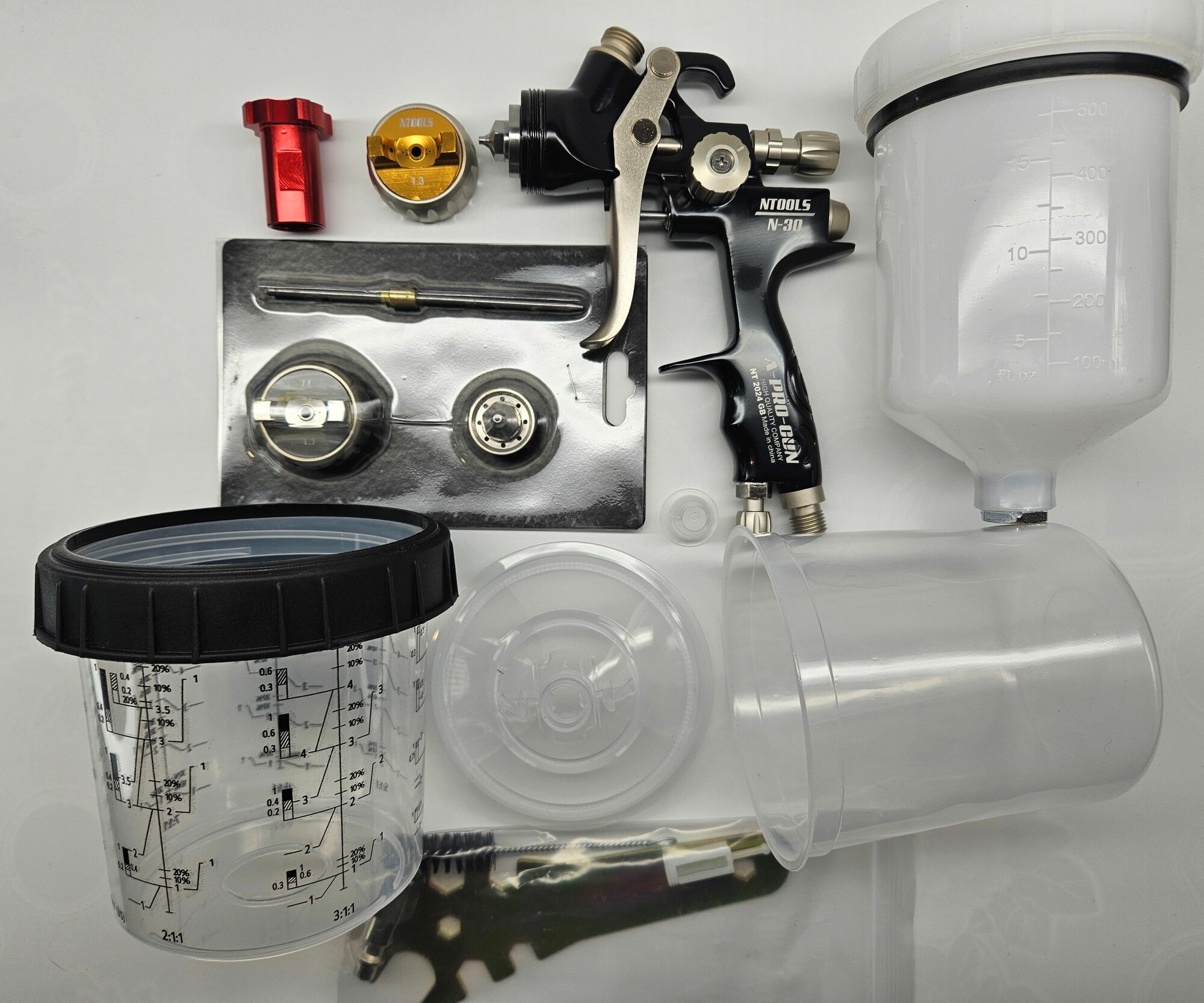 Краскопульт NTools N30 LVLP 1.3+1.7