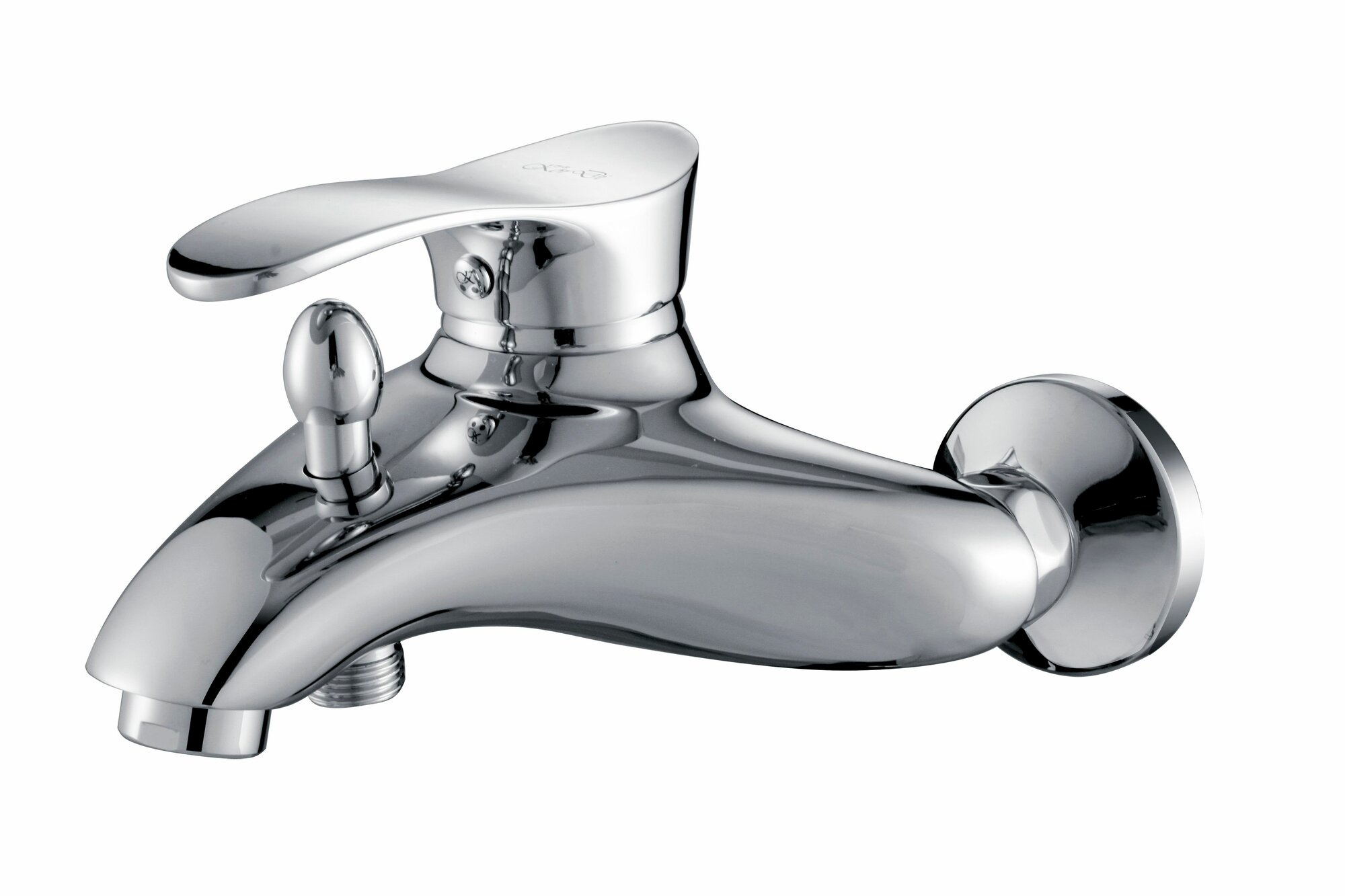 Смеситель для ванны/душа KorDi KD7204-C57 хром, в комплекте шланг 150 см с ручным душем.