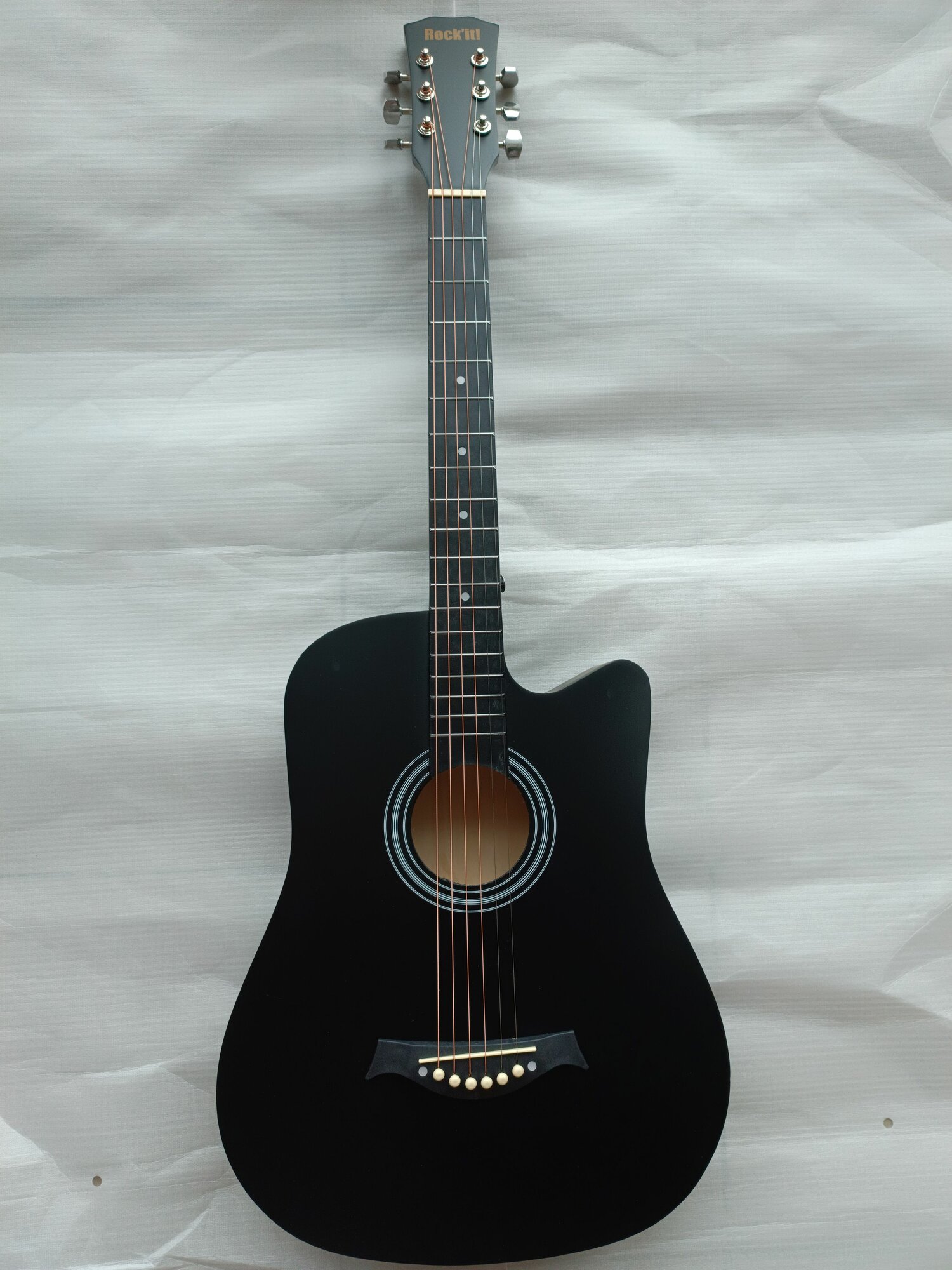 Акустическая классическая гитара Rock'it! (38 дюймов) черная