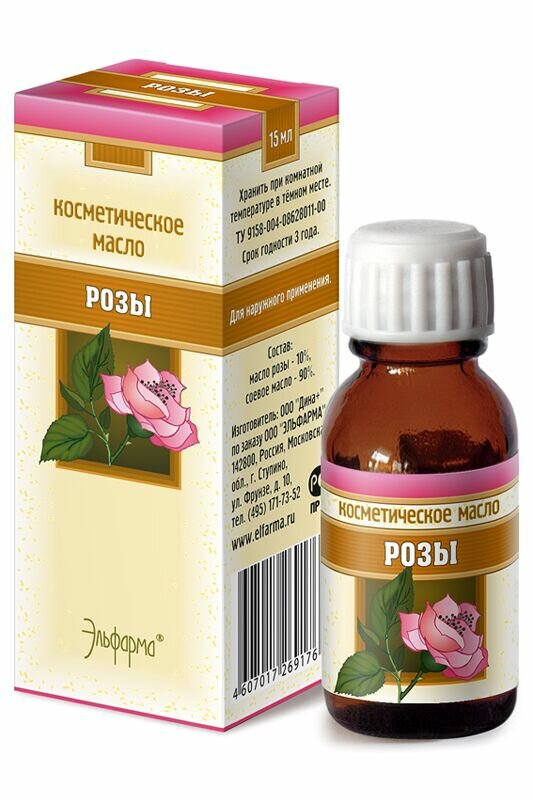 Розы масло косм 15мл Эльфарма