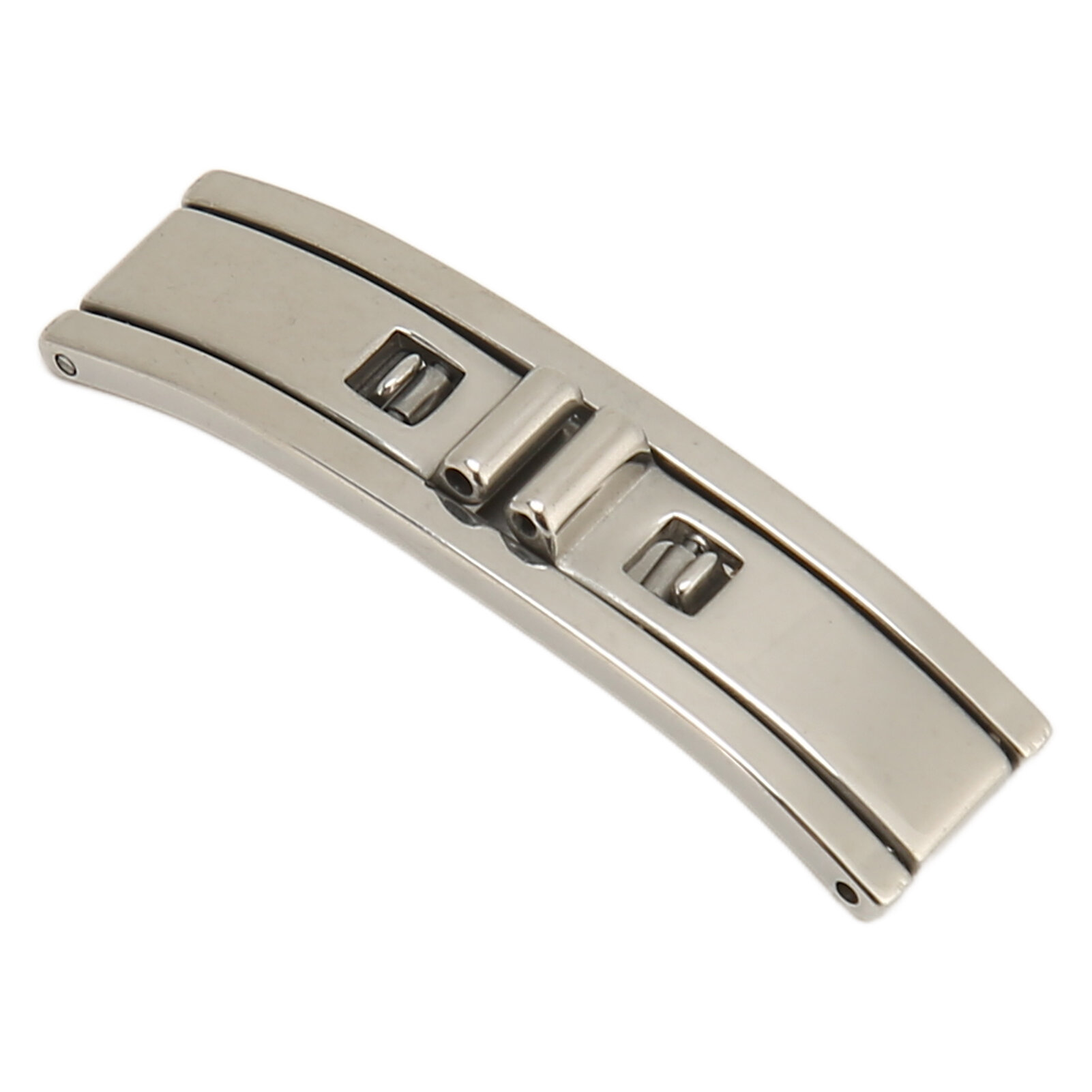 Сменная застежка для часов, универсальная пряжка-бабочка из нержавеющей стали с двойным прессом для аксессуаров для часов