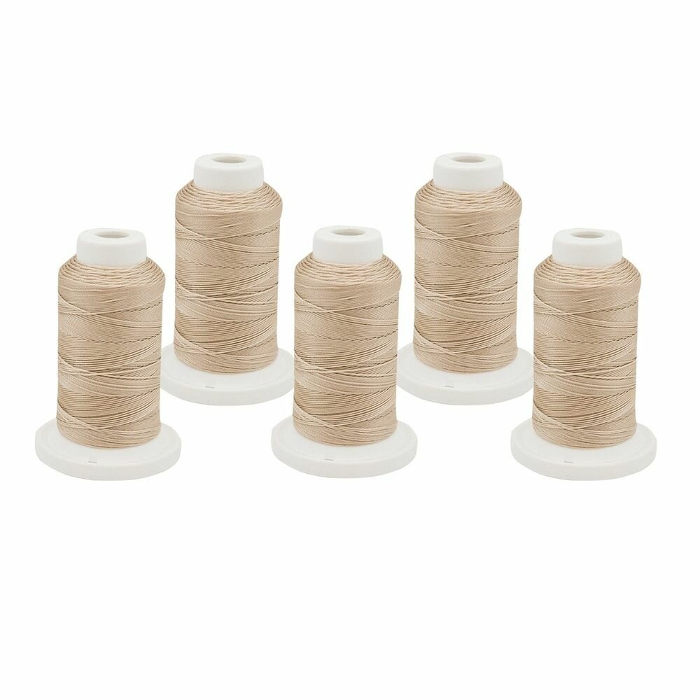 Швейные нитки Astra&Craft Филаментная 137 м, цвет 2353/354 лен, 1 шт (420D/3)