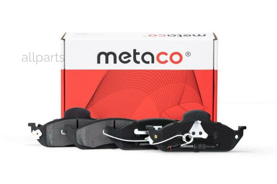 METACO 3000-187 Колодки тормозные передние к-кт Mercedes Benz W163 M-Klasse (ML) (1998-2004)