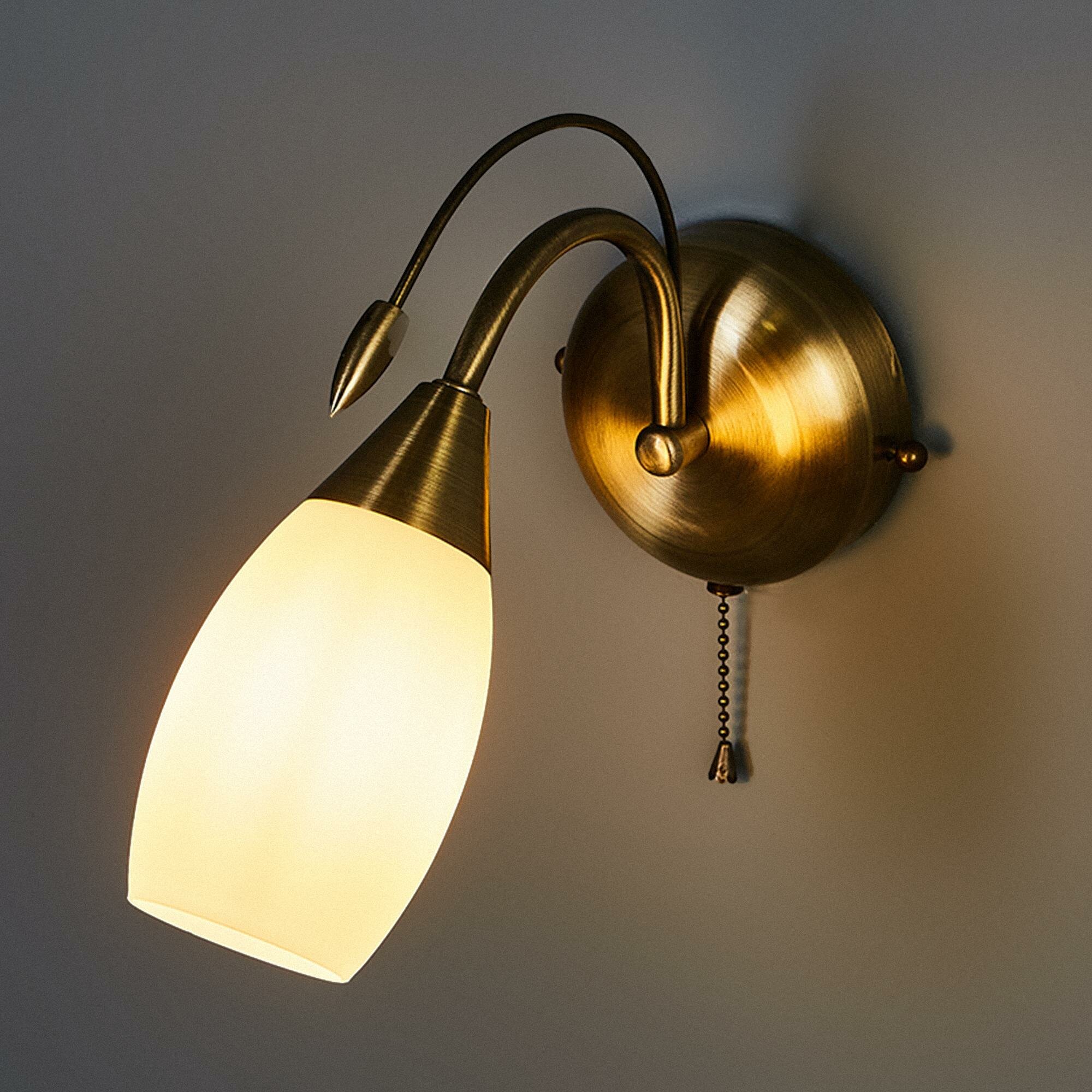 Бра Eurosvet Ginevra 22080/1 цвет античная бронза