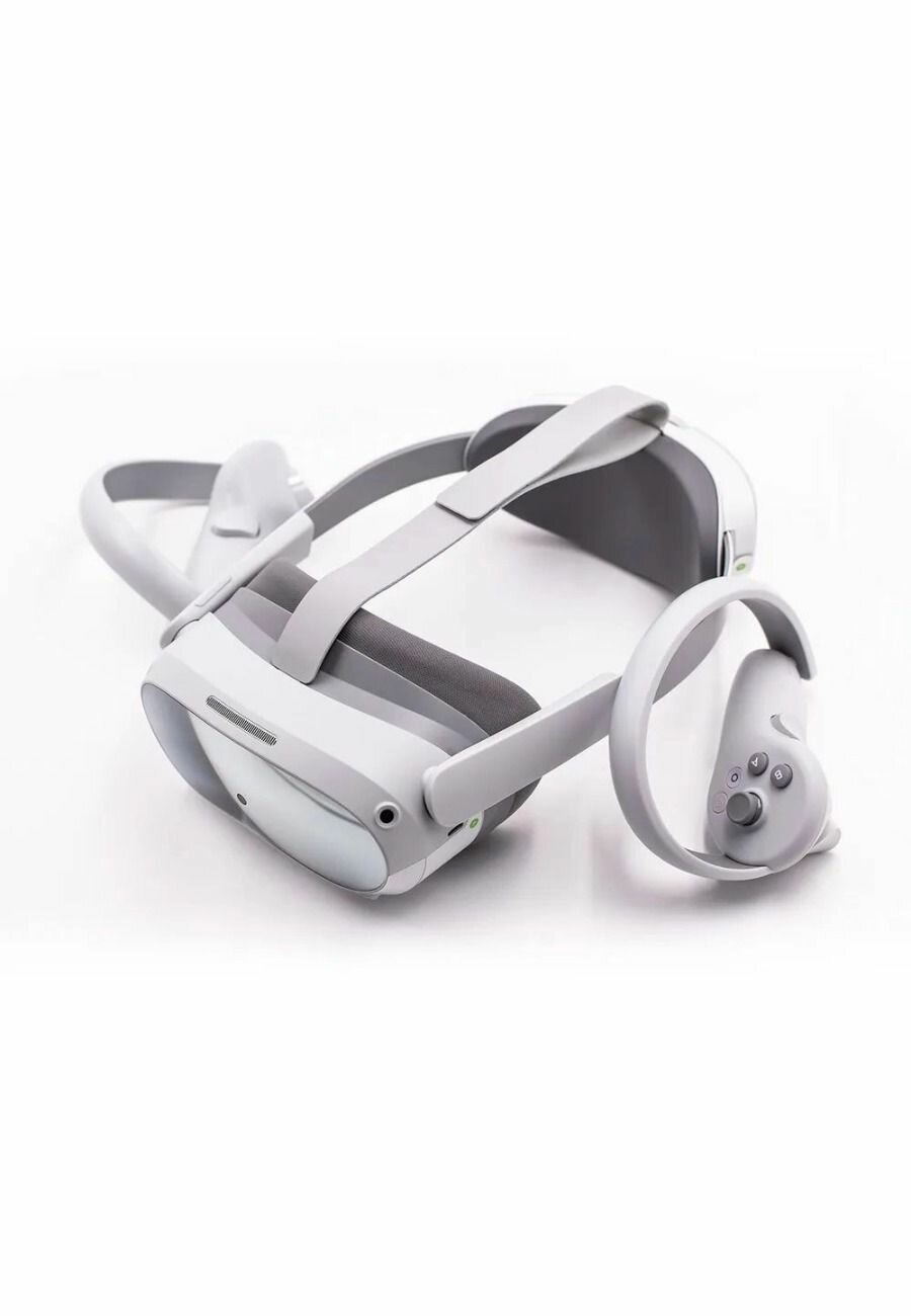 Виртуальные 3D-очки Pico 4 Pro VR, 512 ГБ, 98% абсолютно новый, глобальная версия, поддержка русского языка, европейский штекер, удобно носить (не совсем новая)