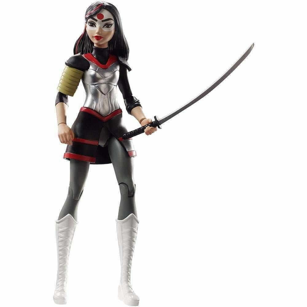 Фигурка Кукла Катана Katana Super Girl DC Super Hero Girls, чкрный-красный