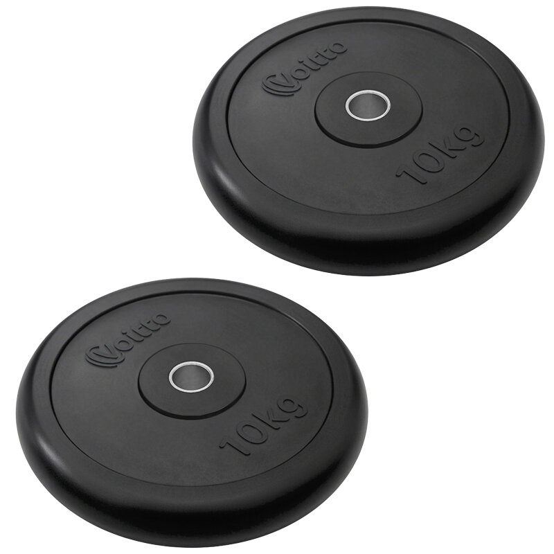 Набор дисков обрезиненных Voitto V-307 10 кг (2 шт), d 26